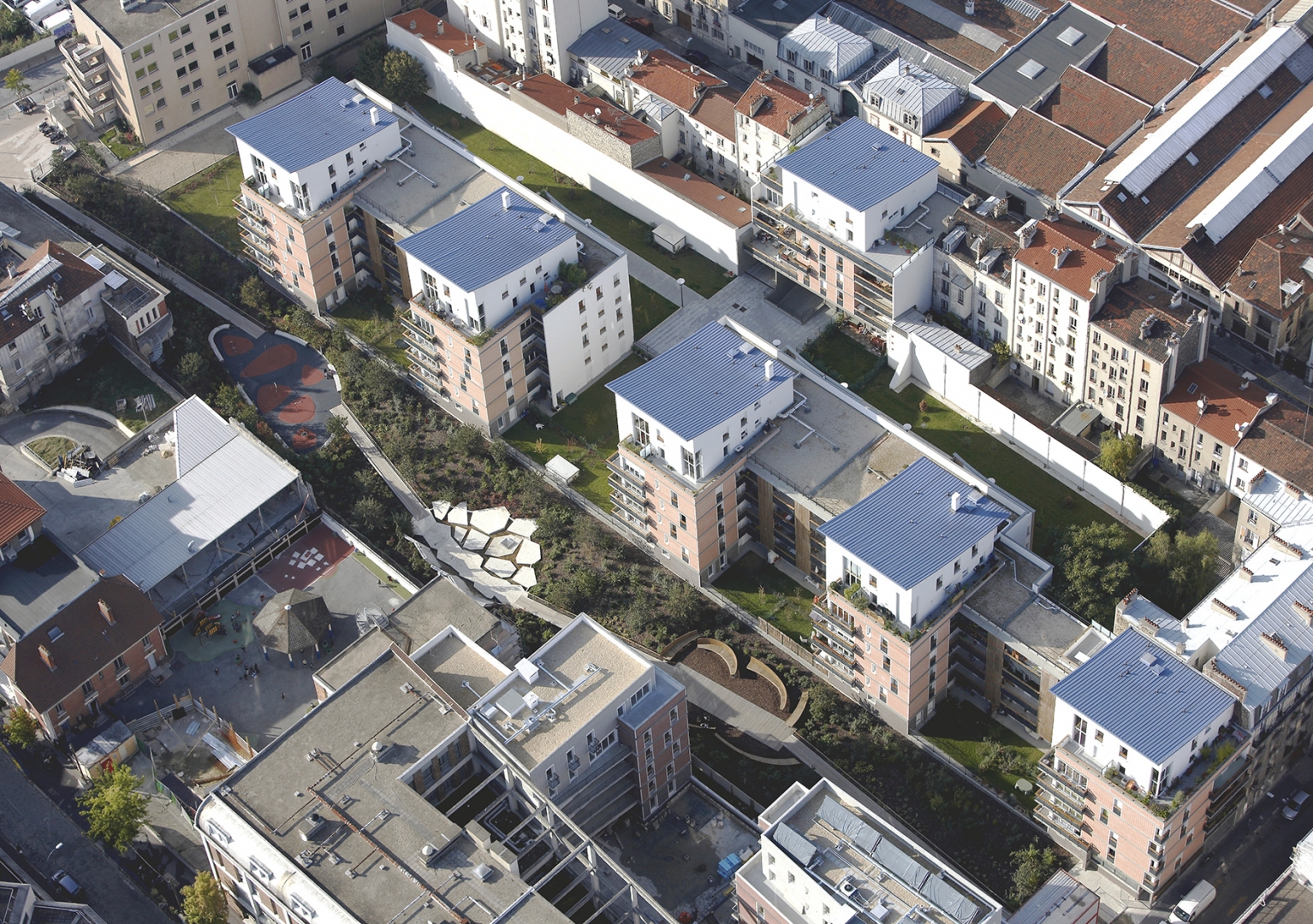 129 logements à Pantin (93) - NAAJA Architectes Urbanistes